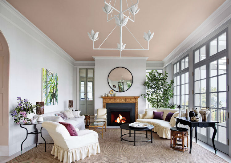Colored Ceilings That Add Contrast Your Home Design