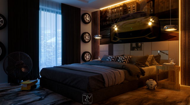 Dark Bedroom Interior Design: Cozy and Stylish